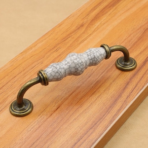 Ceramic Dresser Pulls Drawer Pull Handles / Kitchen Cabinet Door Handle ...