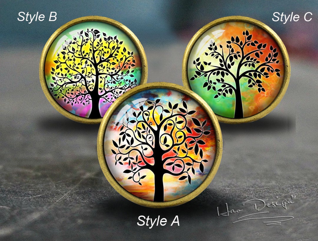 Tree -- Drawer Knobs/ Handmade Bronze Dresser Knobs Cabinet Dresser ...