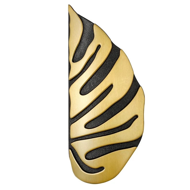 Monstera Leaf Brass Knobs and Pulls/ Turtle Leaf Drawer - Etsy