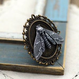 Death's Head Hawk Moth Knob,moth Knob,cabinet Handles,cabinet Knobs ...