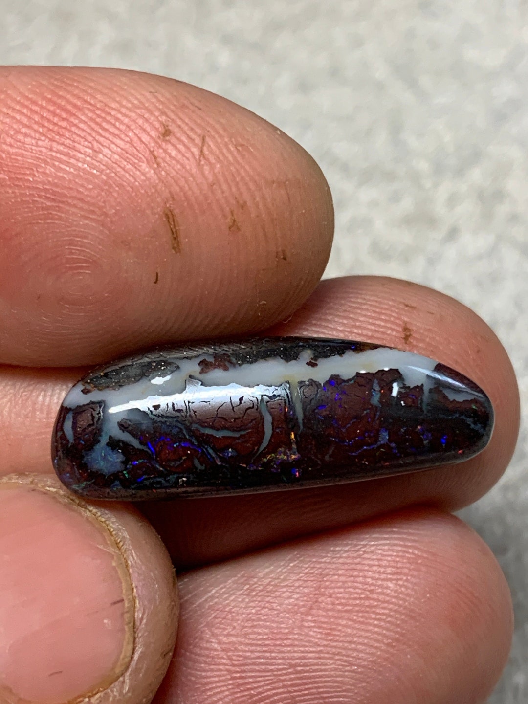 13.78 Ct - Boulder Nut Opal, Yowah Nut, Cabochon - Yowah, Queensland ...