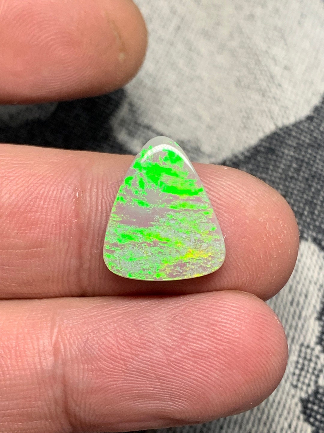 4.88 Cts Clear Opal Tone N7 Cabochon Grawin Opal Field, Lightning Ridge ...