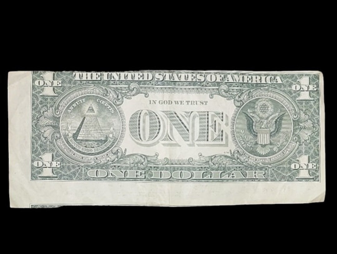 1995 Offset / Misprint One Dollar Bill Money Currency - Etsy