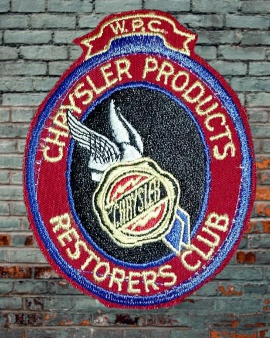 Vintage 70s / 80s Chrysler Products Restorers Club Patch Hot Rod ...
