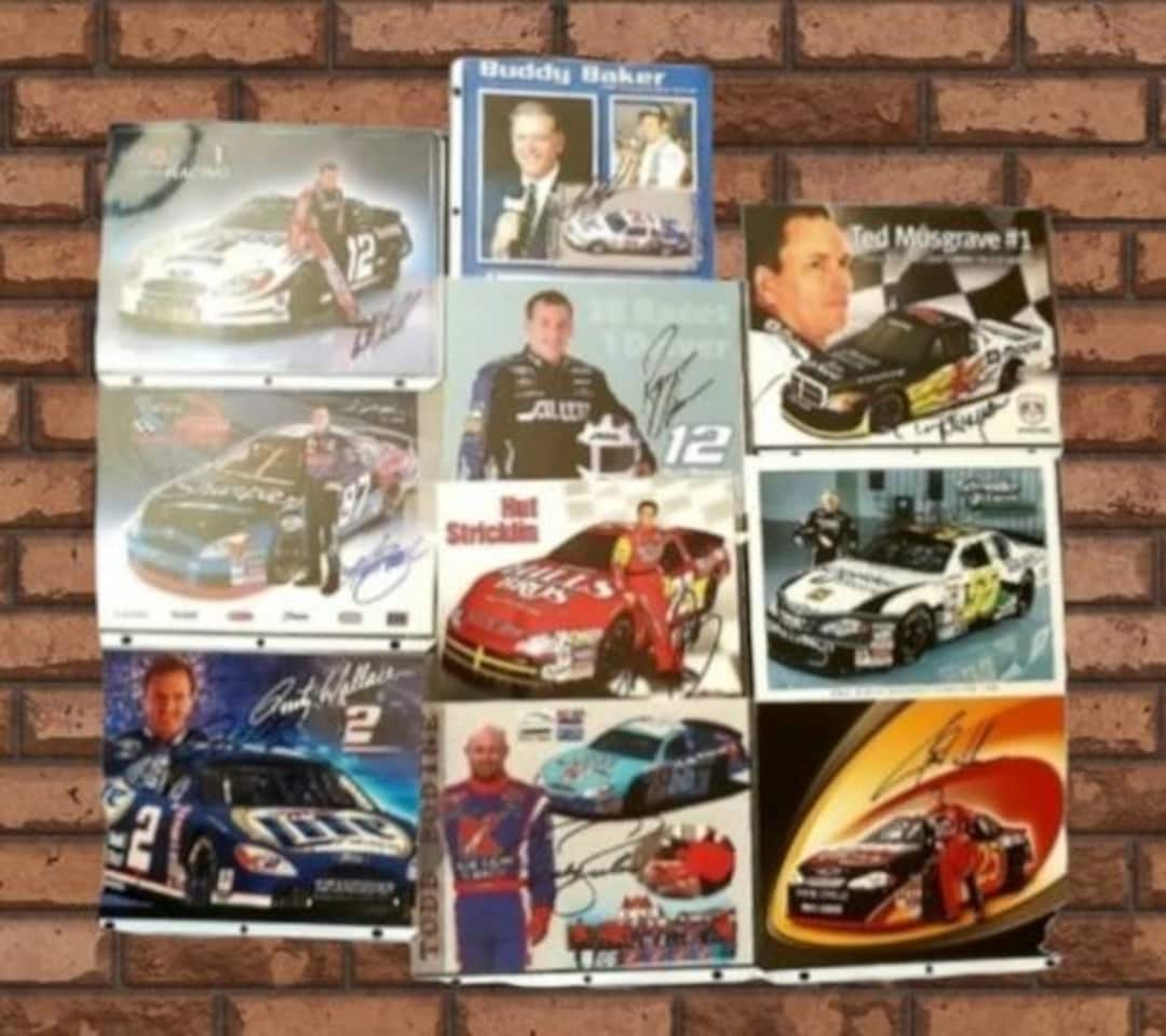 Mixed Nascar Autograph Lot (10) Racing Rusty Wallace Bobby Hamilton ...