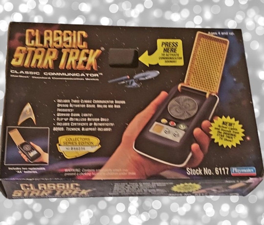 Vintage 90s New open Box Star Trek Classic TV Series Communicator ...