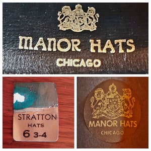 Vintage 60s / 70s NOS Stratton Wool Felt Sheriff Hat Size 6 3/4 ...