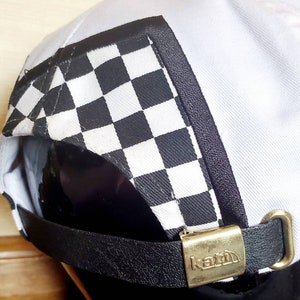 Vintage 90s Dodge Motor Sports Racing Leather Strapback Hat Kati ...