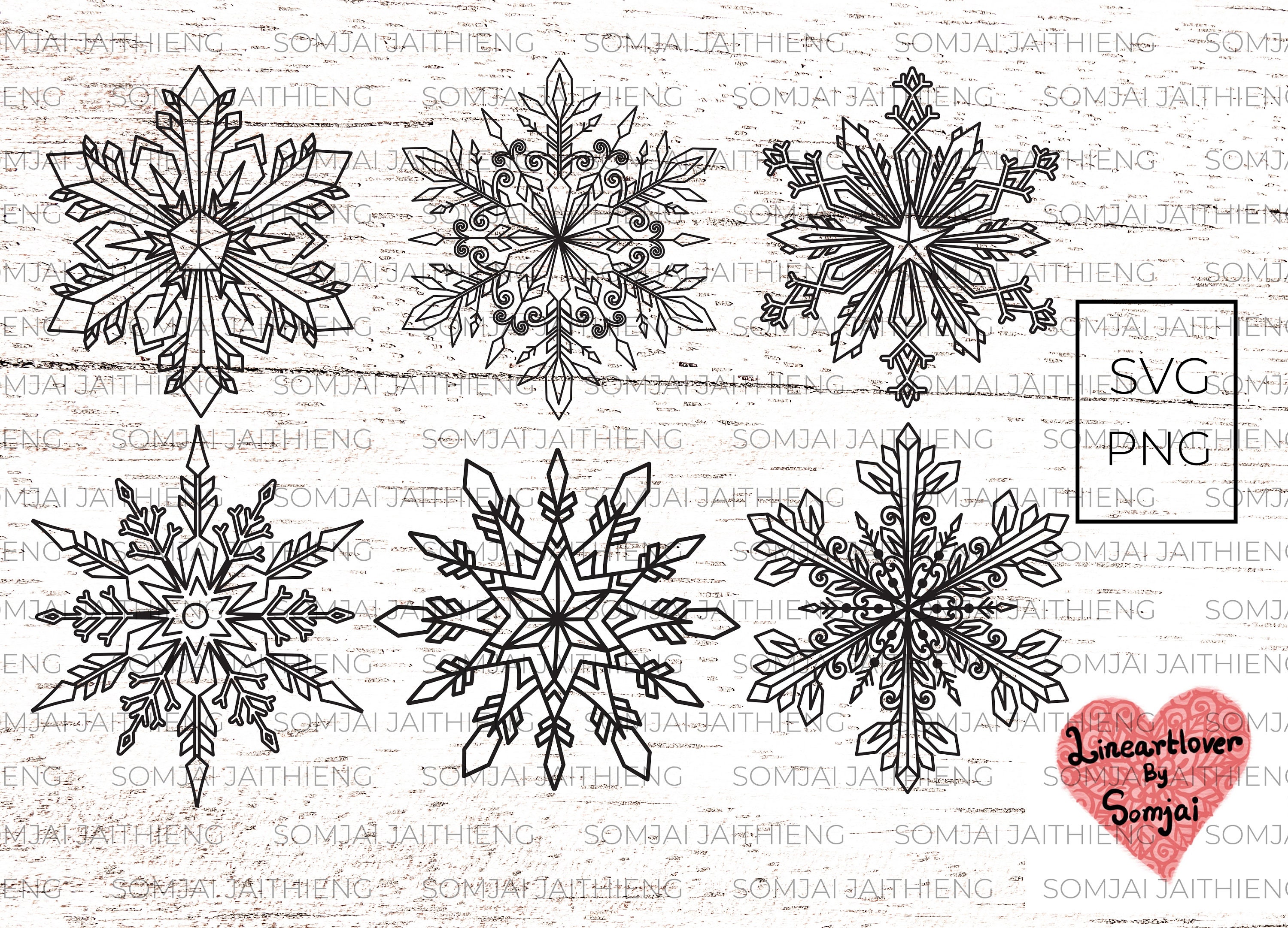 12 Snowflakes Svg / Snowflake Svg/ Snowflake Png / Crystal Svg / Ice ...