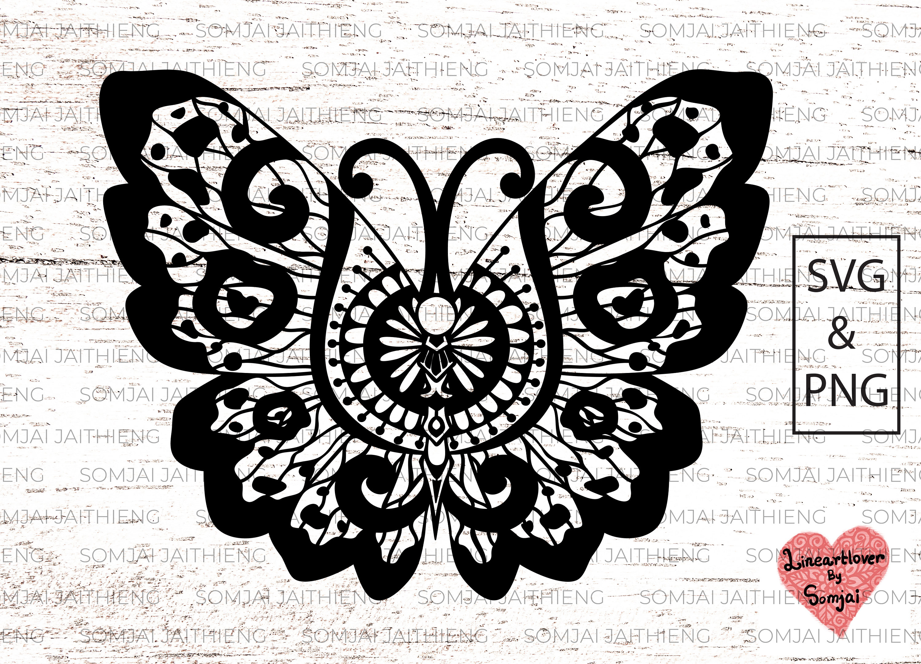 10 Butterflies Svg Butterfly Mandala Svg Butterfly Zentangle - Etsy