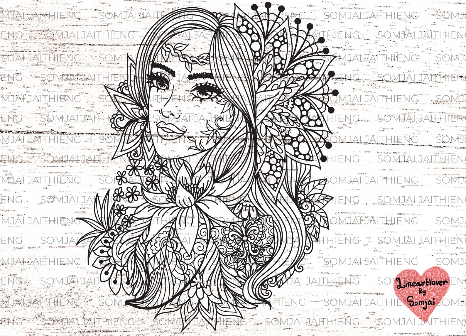 Two Styles of Fairy Girl Svg Fairy Girl Mandala Svg Fairy - Etsy