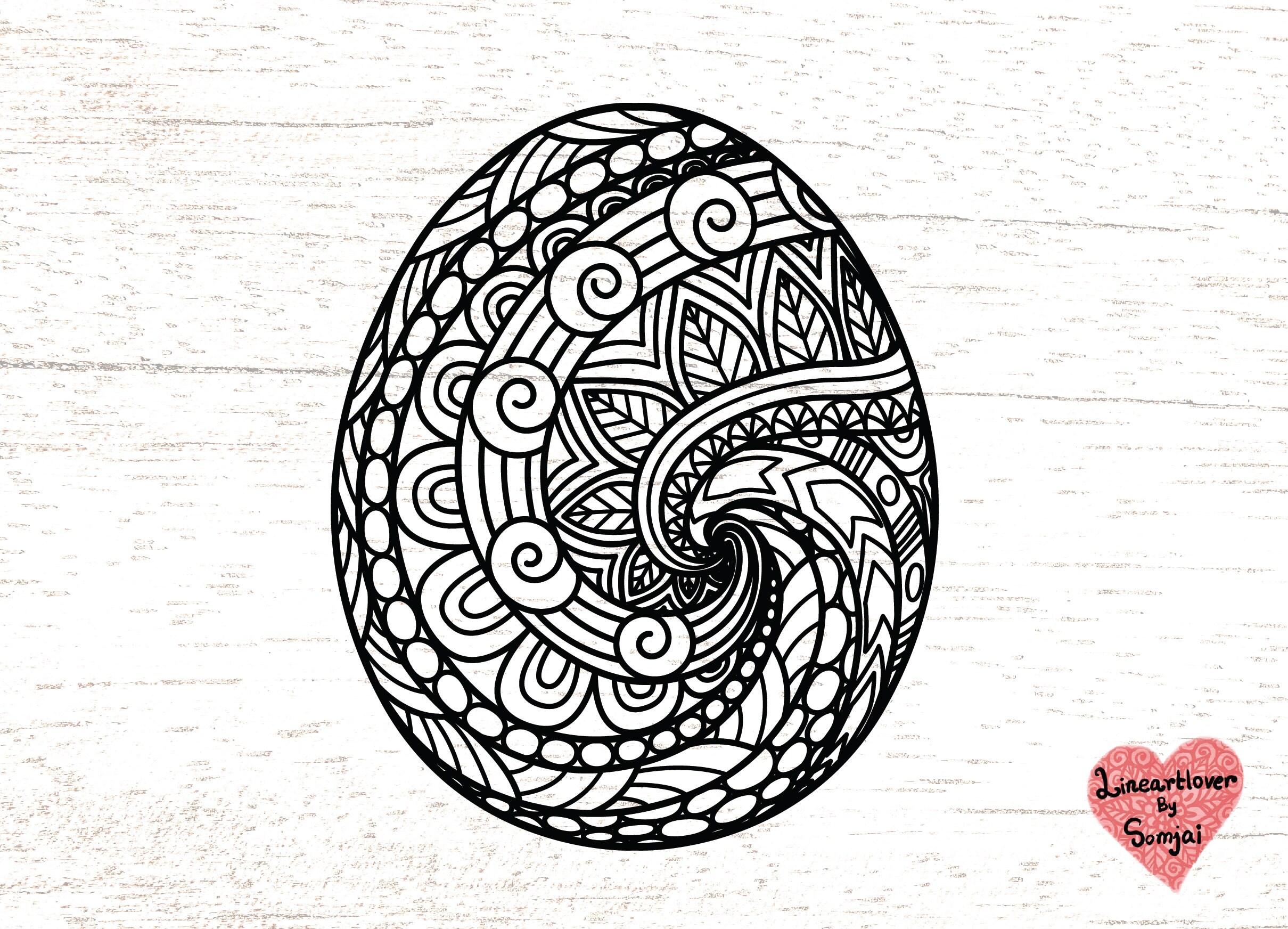 4 Designs of Mandala Easter Eggs Svg ,mandala Svg,zentangle Svg,easter ...
