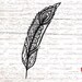 Original 20 plumes / Plumes svg / Plumes svg/ Plumes png/ Dessiné à la ...