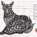 Two Styles of Foxsvg, Fox Zentangle Svg, Red Fox Svg, Dog Svg ...