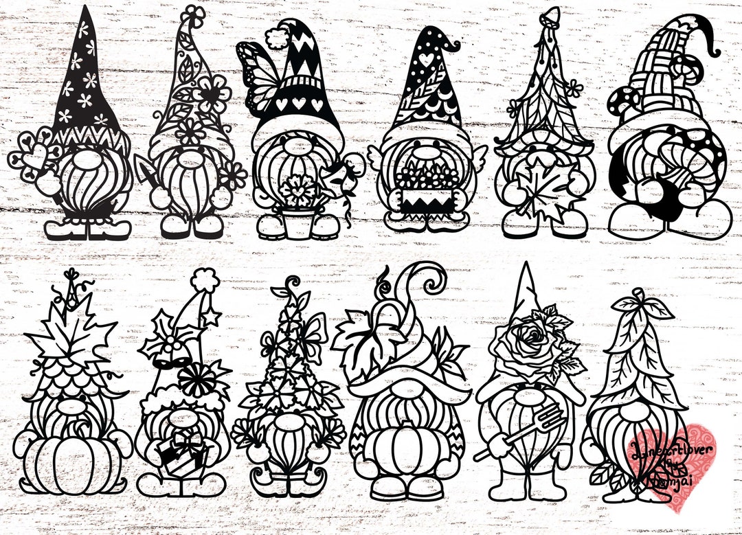 Gnome Svg, Fall Gnome Svg, Pumpkin Gnome Svg, Garden Gnome Svg, Autumn ...