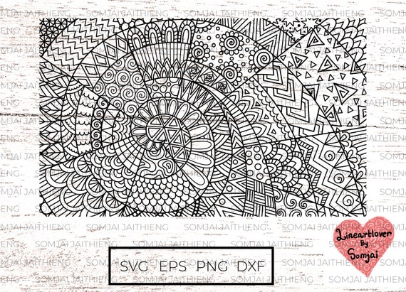 Two Styles of Abstract Scroll Svg / Scroll Zentangle Svg / - Etsy