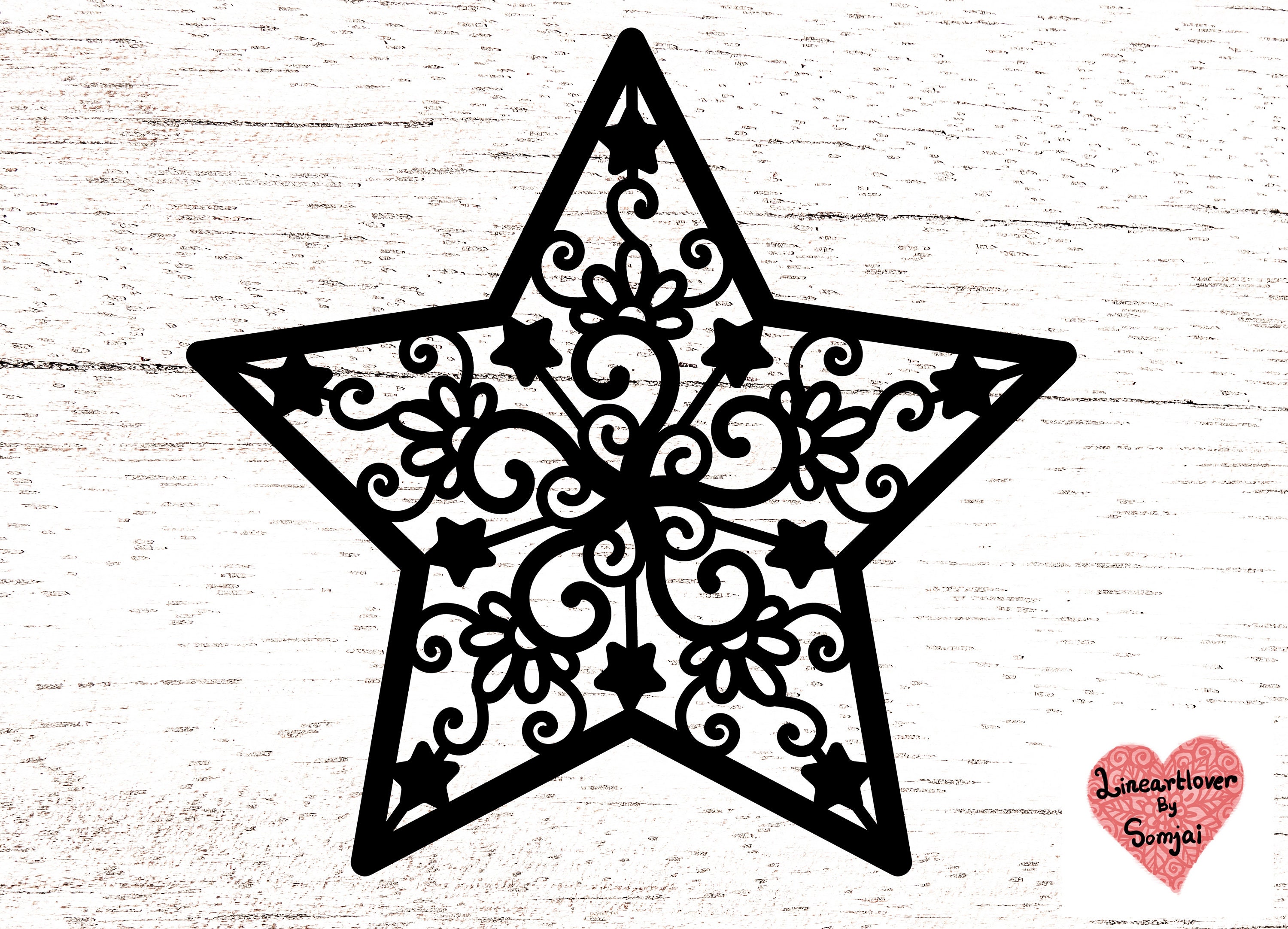 19 Sterne svg / Weihnachtsornamente SVG / Stern svg / zenangle - Etsy.de