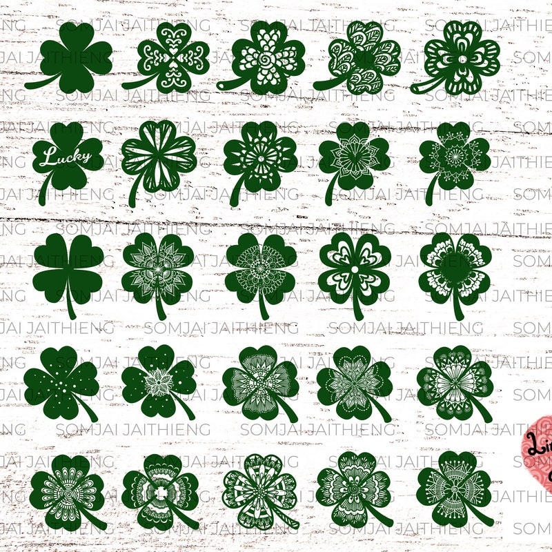 Four Leaf Clover Stencils - Etsy