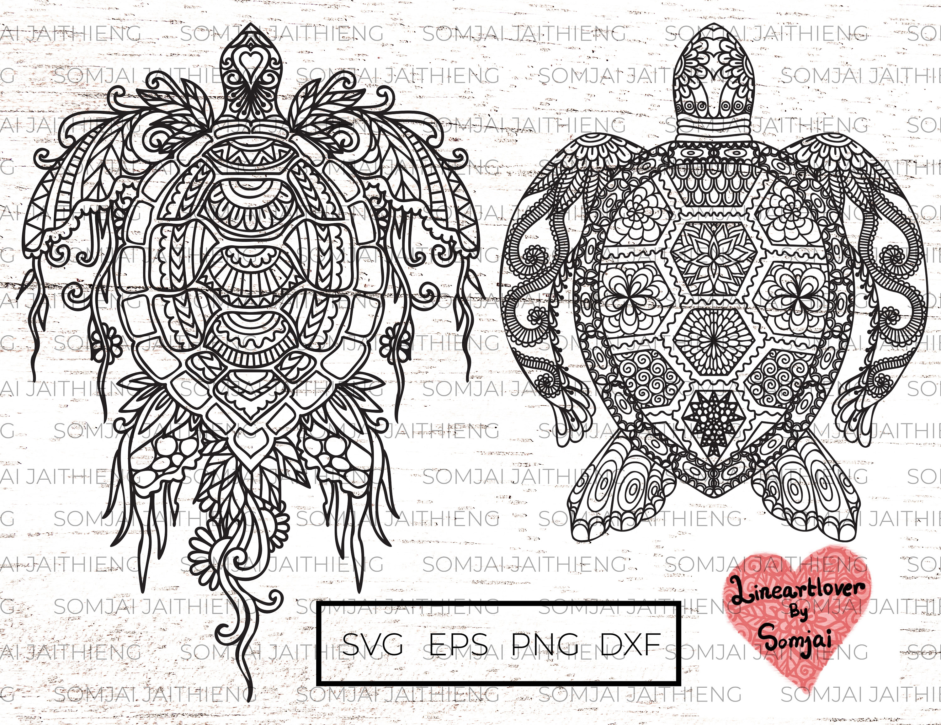 3 Styles Turtle Svg Zentangle Turtle Svg Animal Svg Mandala - Etsy UK