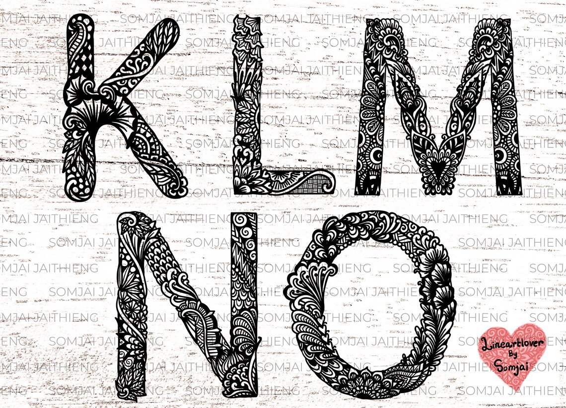 26 Monogram Svg All Lines Welded Alphabet Svg Letter Svg - Etsy