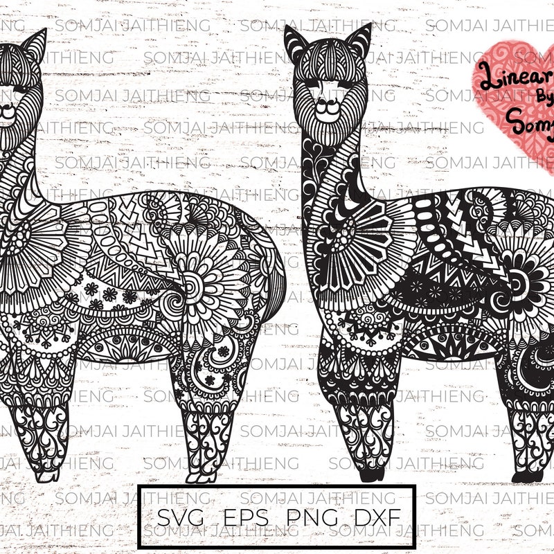 Lama Svg - Etsy