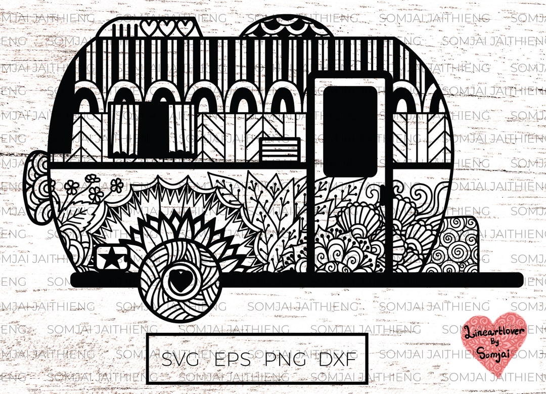 Mandala Camping Bucket Svg, Camping Svg, Happy Camper Svg, Camping Png ...