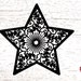 19 Stars Svg / Christmas Ornaments SVG/ Star Svg/ Zenangle Svg/ Mandala ...