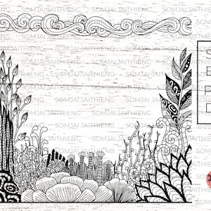 Corals Frame Svg / Zentangle Svg / Mandala Svg / Coral Reef - Etsy