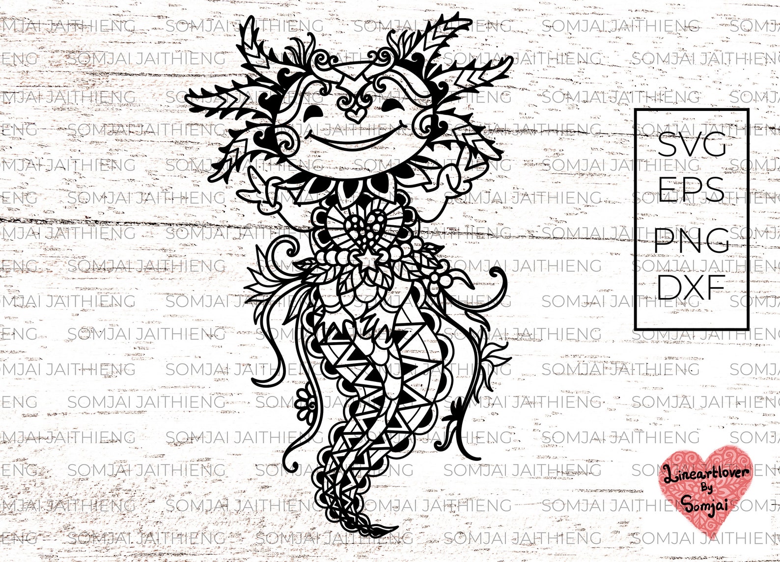 Cute Axolotl Svg Zentangle Axolotl Svg Boho Axolotl Svg | Etsy