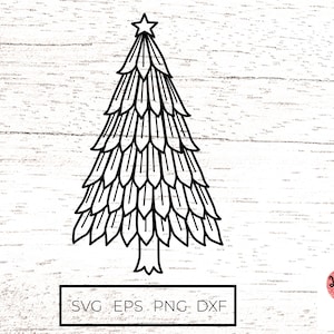 22 Christmas Trees Svg /pine Tree Svg, Zentangle Svg / Mandala Svg /svg ...