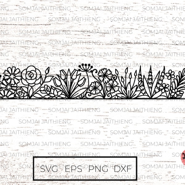 Floral Pattern Svg - Etsy