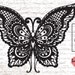 Two Styles of Butterfly Svg / Butterfly Svg / Butterfly Zentangle ...