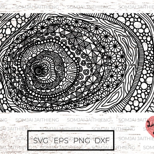 Two Styles of Zentangle Movement Background Svg / Zentangle - Etsy