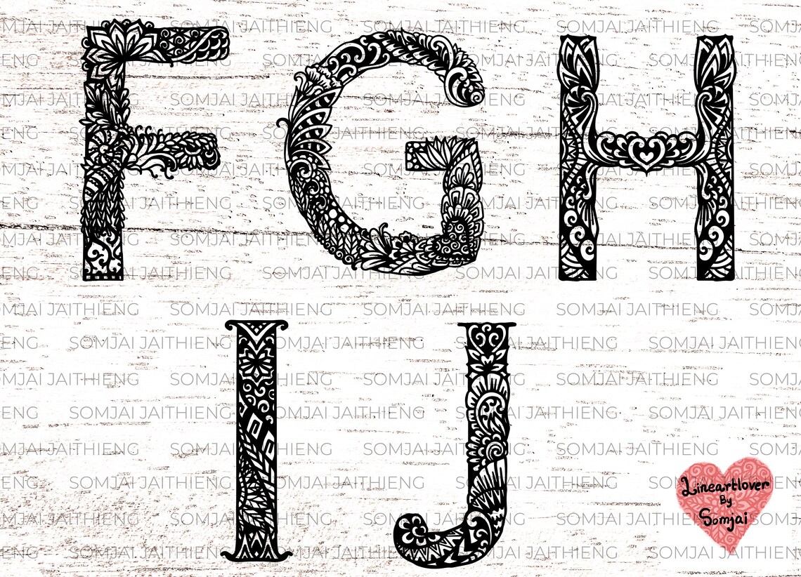 26 Monogram Svg All Lines Welded Alphabet Svg Letter Svg - Etsy