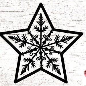19 Stars Svg / Christmas Ornaments SVG/ Star Svg/ Zenangle Svg/ Mandala ...
