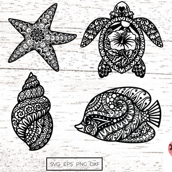 Fish Mandala Svg - Etsy