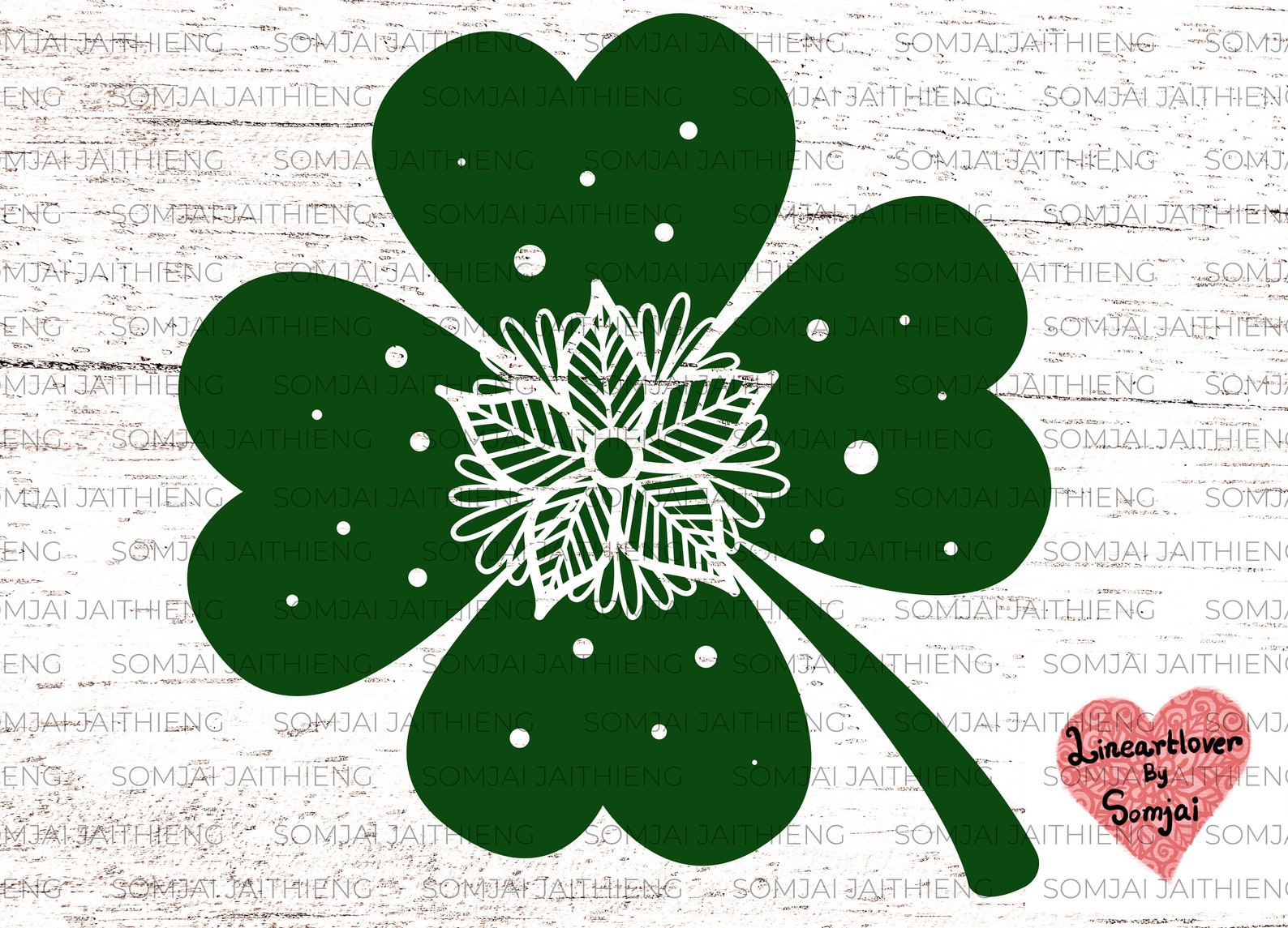 25 diseños de hojas de trébol Svg / Mandala hoja svg / 4 hojas - Etsy ...