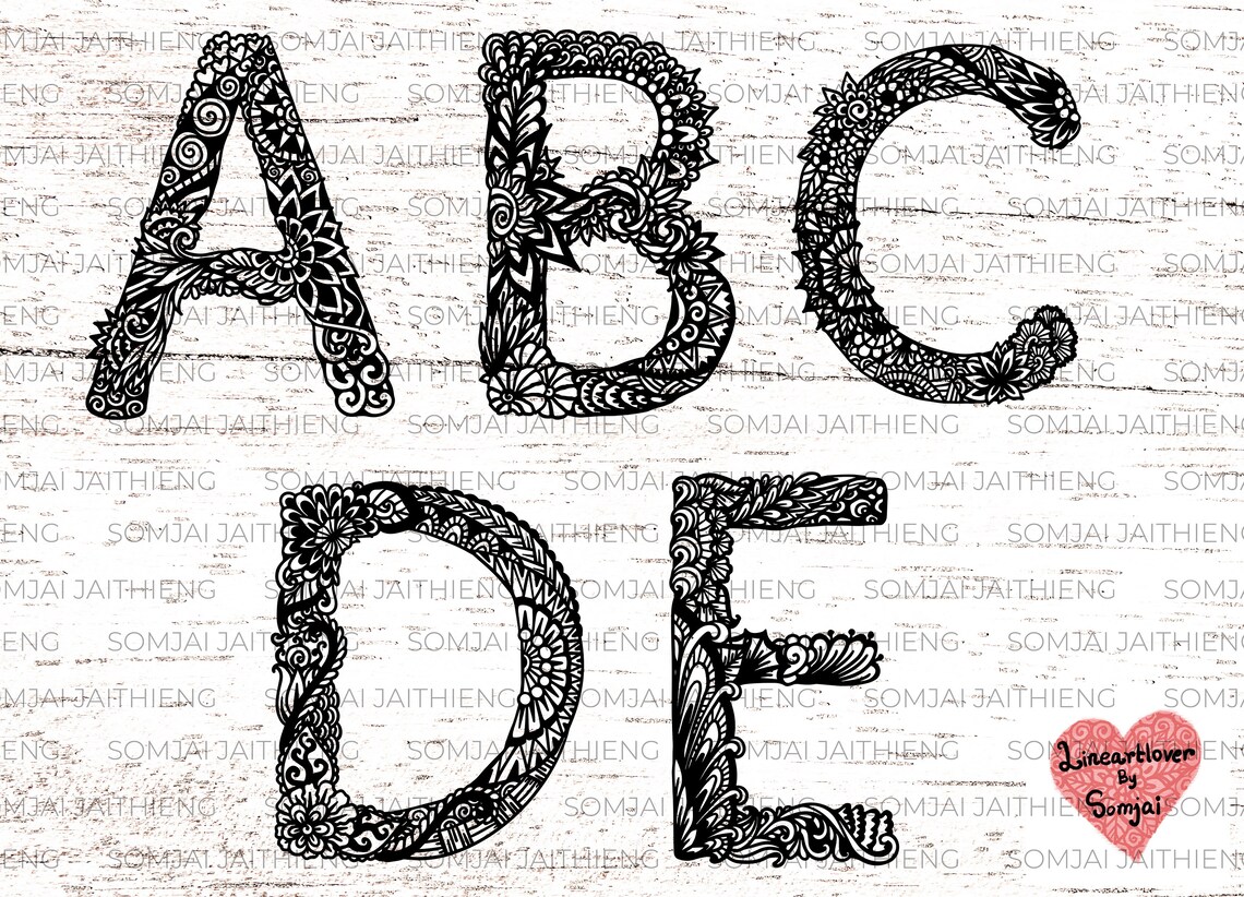 26 Monogram Svg All Lines Welded Alphabet Svg Letter Svg - Etsy