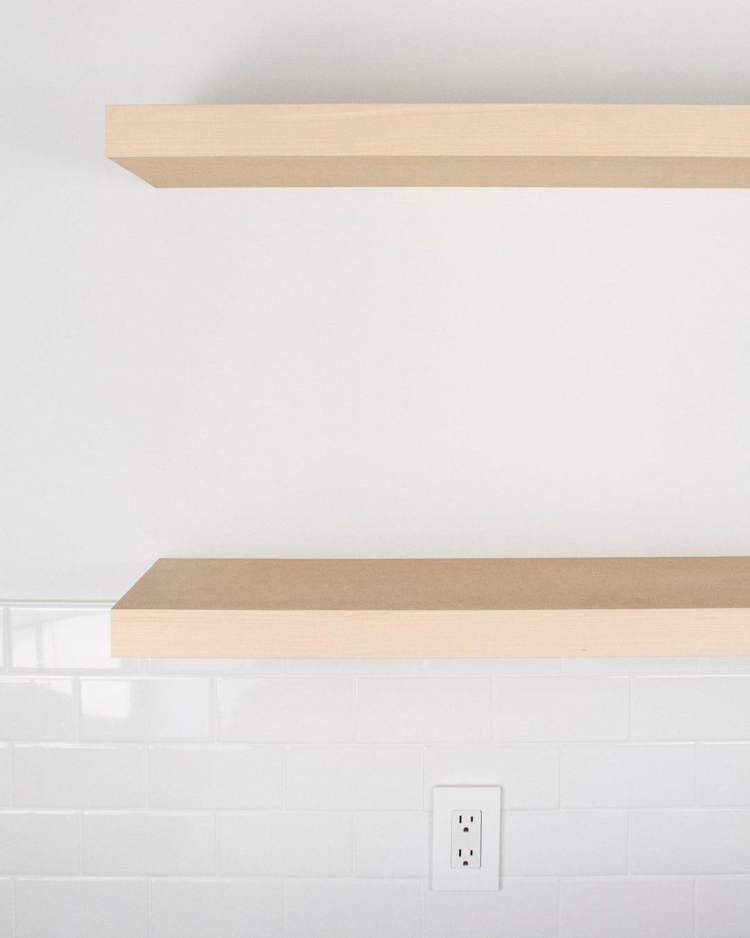 MDF Floating Shelves u-paint Quick Ship 1.75 Thickness 6 X 22, 6 X 33 ...