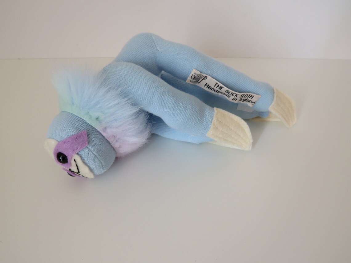 Small Sloth, Mini Sloth, Sock Animal, Sock Sloth, Sock Pet, OOAK, Plush ...
