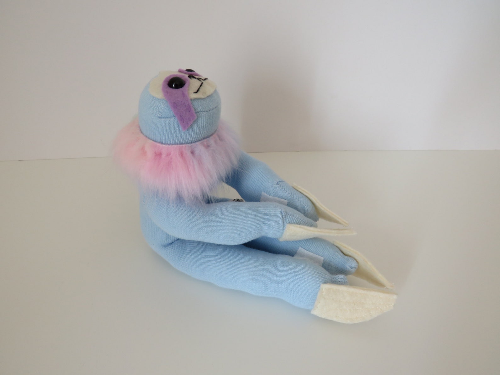 Small Sloth, Mini Sloth, Sock Animal, Sock Sloth, Sock Pet, OOAK, Plush ...