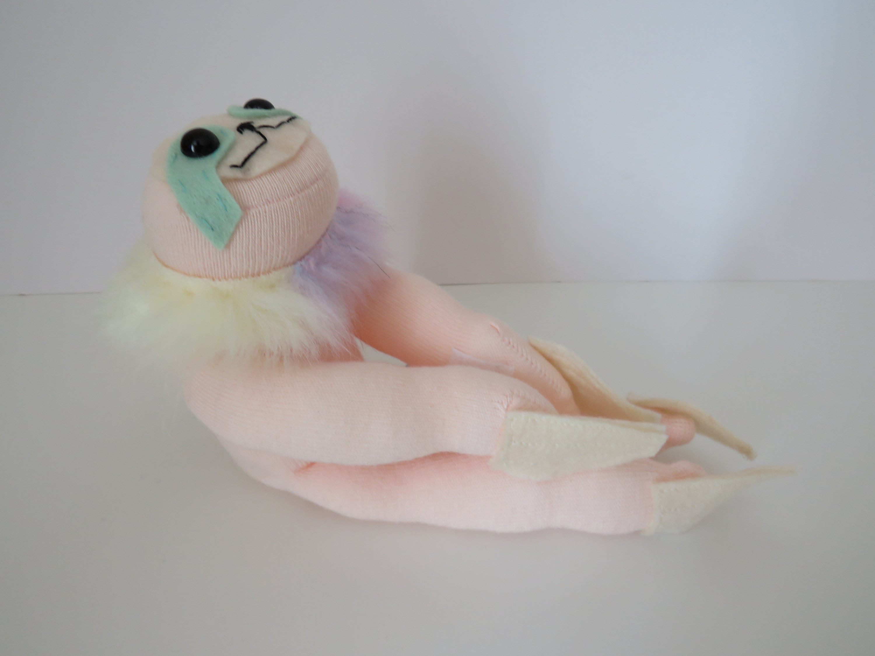 Small Sloth, Mini Sloth, Sock Animal, Sock Sloth, Sock Pet, OOAK, Plush ...