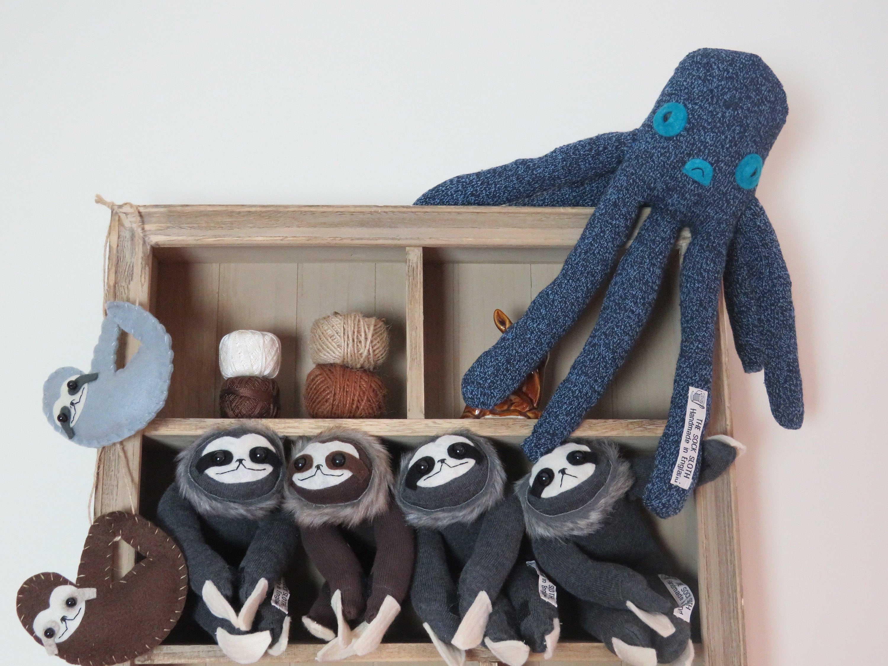 Sock Octopus, Handmade Octopus Plush, Socktopus, Sailor Octopus,sock ...