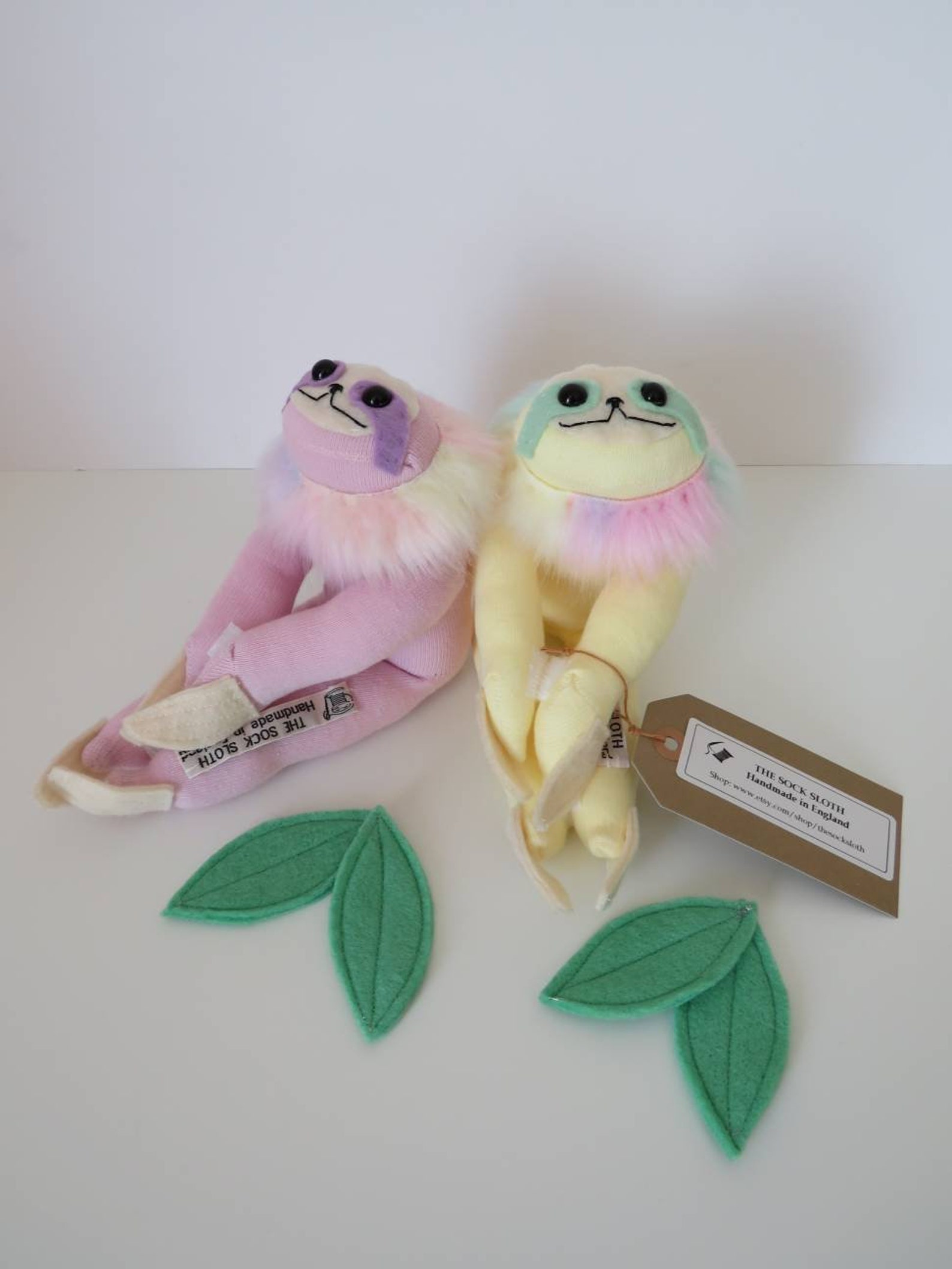 Small Sloth, Mini Sloth, Sock Animal, Sock Sloth, Sock Pet, OOAK, Plush ...