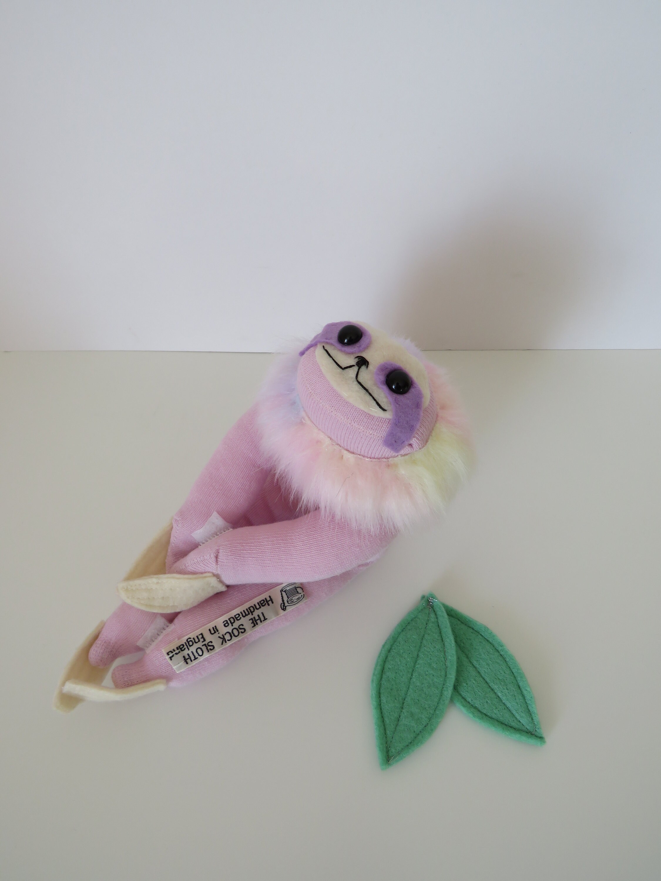 Small Sloth, Mini Sloth, Sock Animal, Sock Sloth, Sock Pet, OOAK, Plush ...