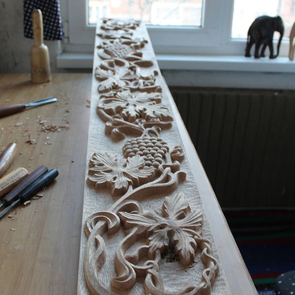 Carved Wooden Grapes - Etsy UK