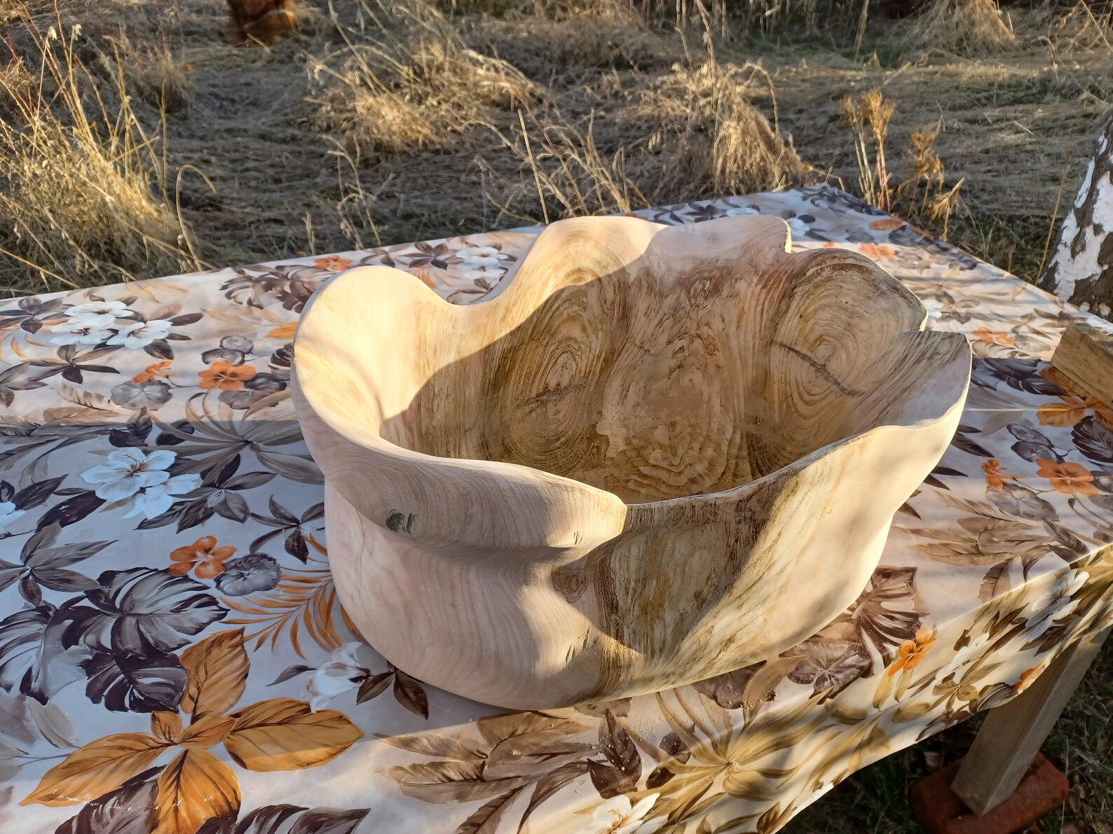 Wooden Sink, Wash Basin Sink, Unique Natural Design, Part of Wood Art ...