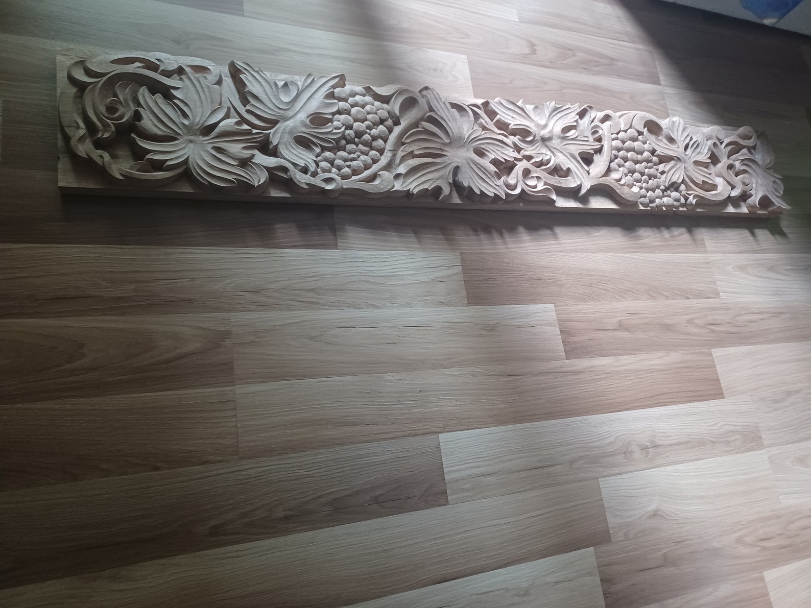 In Vino Veritas, Wooden Carved Panel, Original Wall Decor, Living Room ...