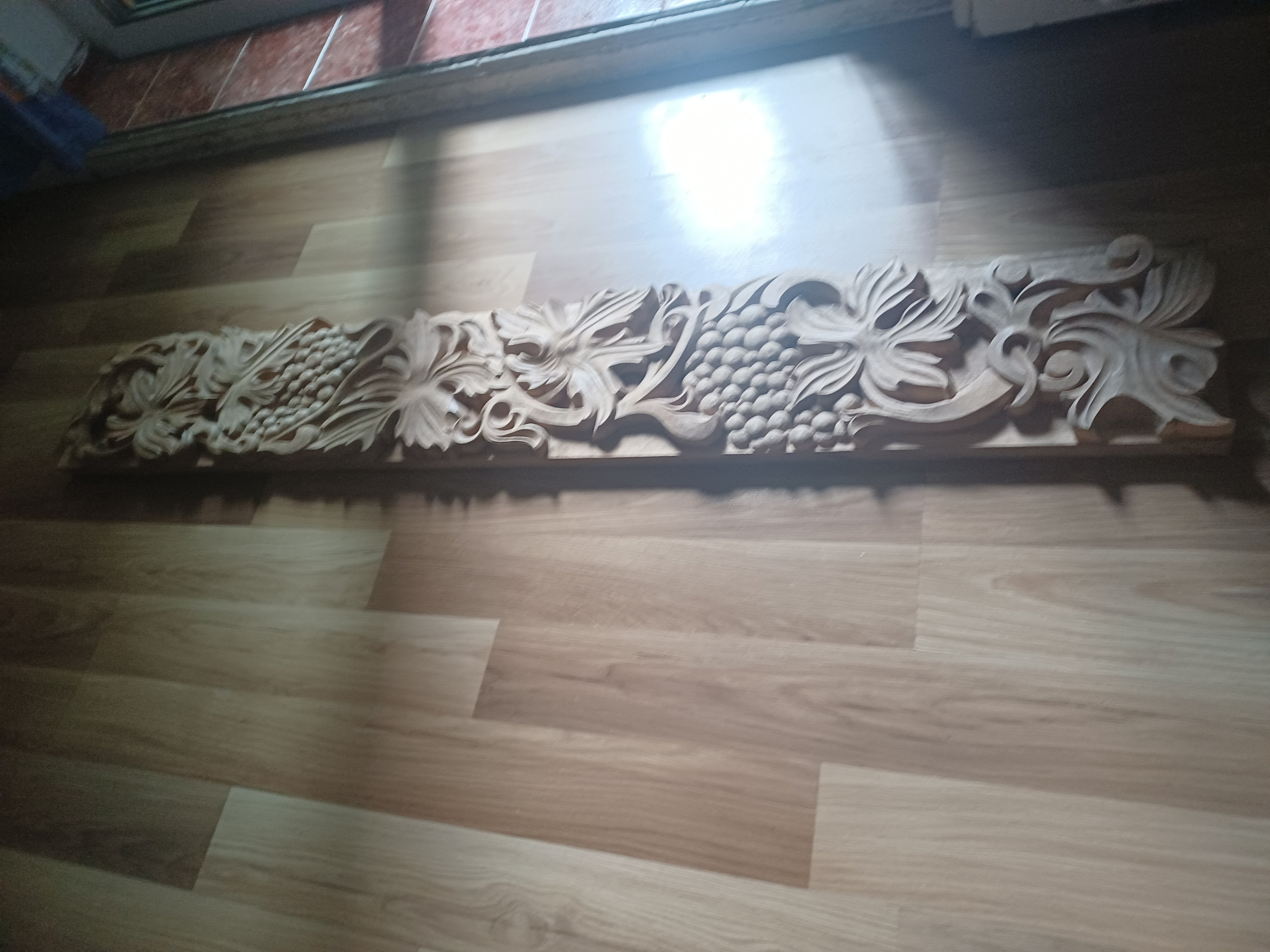 In Vino Veritas, Wooden Carved Panel, Original Wall Decor, Living Room ...