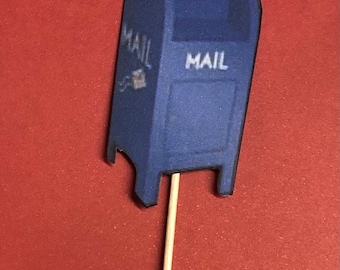 8 Mail Truck Cupcake Toppers | Etsy